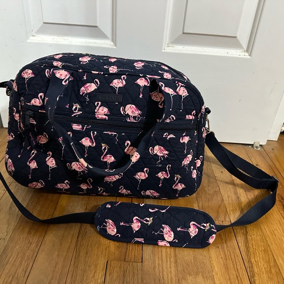Vera Bradley | Bags | Flamingo Print Womens Bag Small Duffle | Poshmark